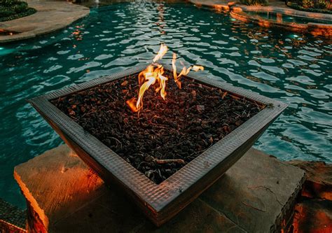 Inground Pool Fire Features By Premier Pools And Spas