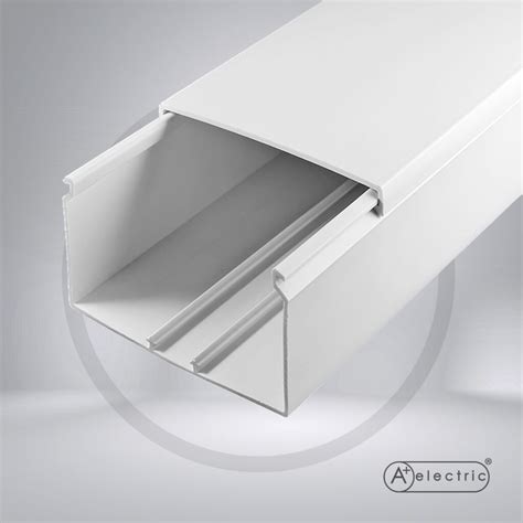 100x60 Maxi Cable Trunking A Plus Plastic And Electric