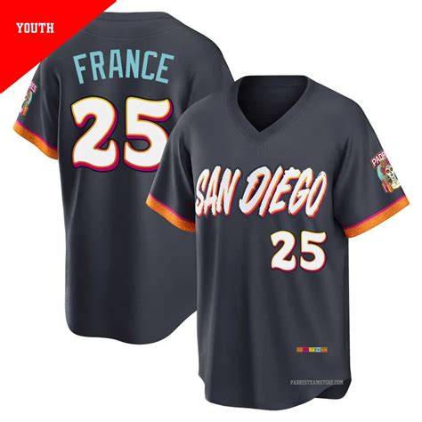 Mens San Diego Padres ＃25 Ty France Limited Obsidian 2026 City Connect