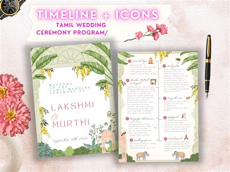 Tamil Wedding Program Guide Ceremony South Indian Wedding Program