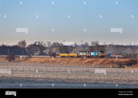 Direct Rail Services Class 57 Locomotives 57003 57007 Hauling A Short