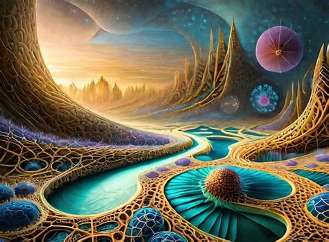 Premium Photo Navigate The Intricate Patterns Of A Microscopic World Where The Beauty Of