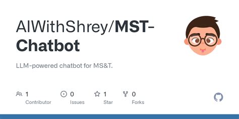 GitHub AIWithShrey MST Chatbot LLM Powered Chatbot For MS T