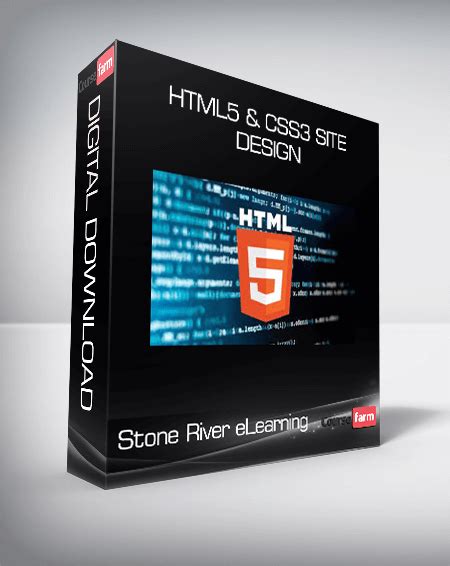 Stone River Elearning Html5 And Css3 Site Design Course Farm Online