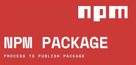 process to publish npm package