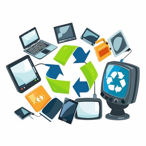 Vecteurs Et Illustrations De Recyclage Informatique En Téléchargement Gratuit Freepik