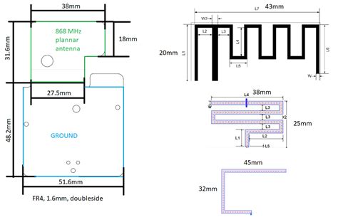 Planar Monopole 868 Mhz Antenna Design Modify Ti Antenna Designs