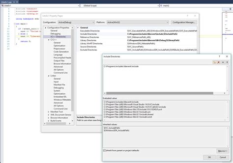 c libevent как её прилинковать к проекту под windows stack overflow на русском