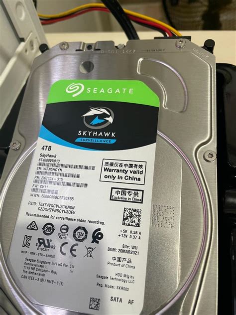 4tb Hdd Seagate Skyhawk Surveillance 3 5 Hard Disk Drive Hard Drive Hdd10 Computers And Tech