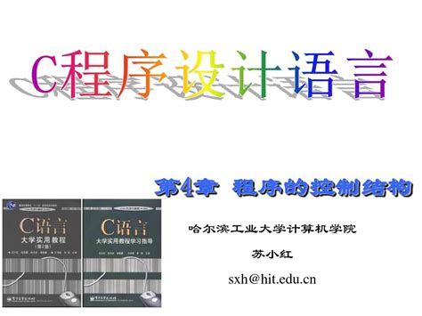 第4章 程序的控制结构c语言大学实用教程课件苏小红 word文档在线阅读与下载 无忧文档