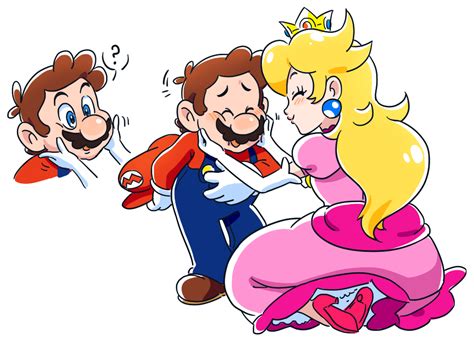 Drawloverlala Mario Princess Peach Mario Series Nintendo 1boy
