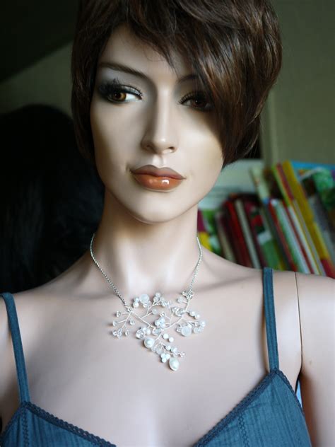 Collier De Mariage En Perles Et Cristal