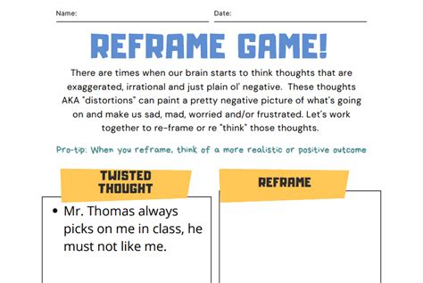 25 Activities To Help Your Students Combat Cognitive Distortions