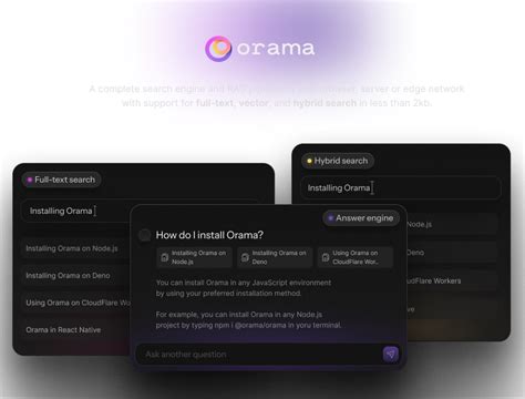 Best Of Js • Orama