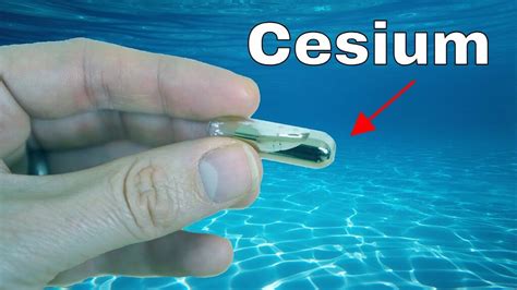 Smashing A Vial Of Cæsium Under Water Context Scanalyst