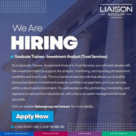 Graduate Trainee Investment Analyst