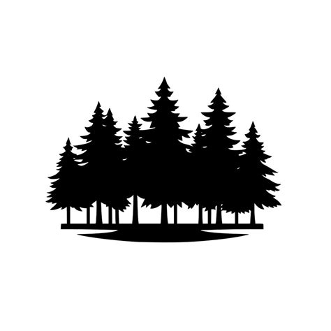 Conical Tree Gathering Creative Meadow