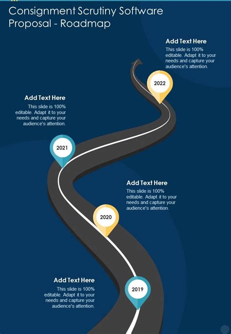 Consignment Scrutiny Software Proposal Roadmap One Pager Sample Example Document Ppt Example