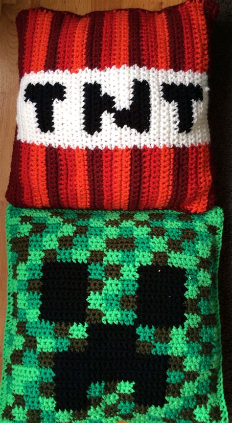 Minecraft Crochet Block Series Part 1 Tnt Block Pattern Artofit