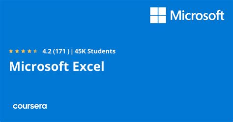 Microsoft Excel With Genai Professional Certificate Coursera