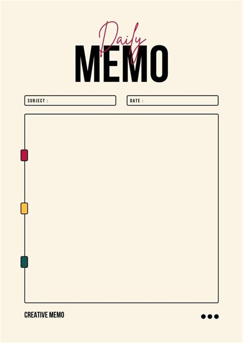 Free Professional And Customizable Memo Templates Canva