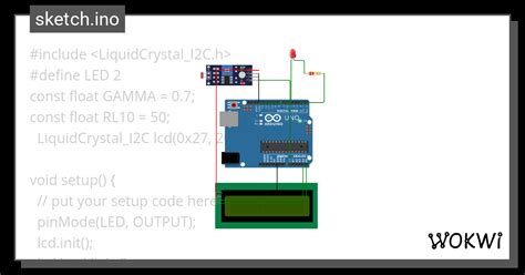 SENSOR CAHAYA LED FitriaXII 8 Wokwi ESP32 STM32 Arduino Simulator