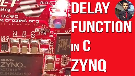 delay function in c xilinx sdk for zynq boards zynq tutorial youtube