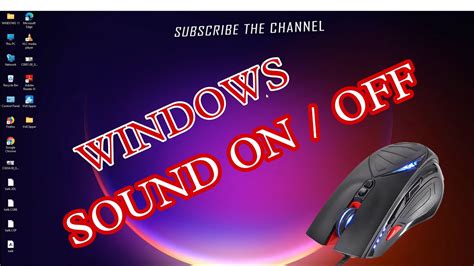 HOW TO TURN ON MOUSE CLICK SOUND IN WINDOWS 11 10 8 7 YouTube