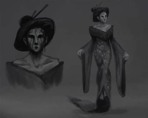 Artstation Concept Art Of A Japanese Ghost