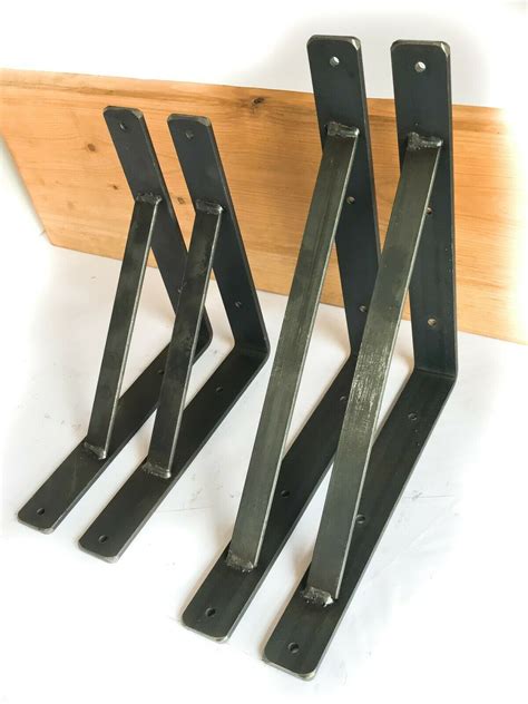 Heavy Duty Rustic Scaffold Board Shelf Brackets Modern Ttcwm The