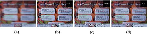 the deblurred results of a text image a blurry input b krishnan et