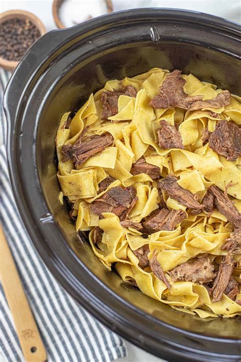 Crock Pot Recipe Beef Tips And Noodles With Vegetables