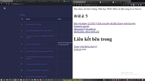 lập trình web căn bản html css js 26 11 2021 youtube