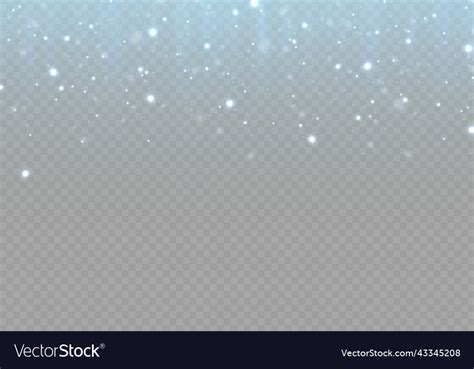 Light Vertical Blue Line Dust Flying Falling Rain Vector Image