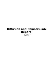 Diffusion And Osmosis Lab Report Docx Diffusion And Osmosis Lab Report SBI U