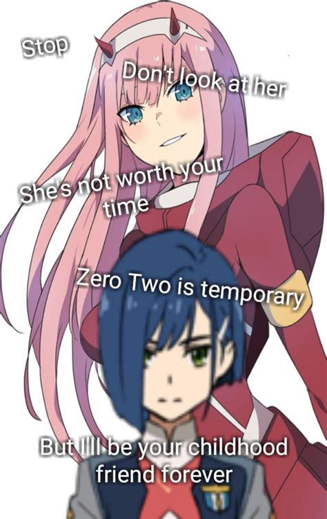 Ichigo Hate Intensifies Zero Two Know Your Meme