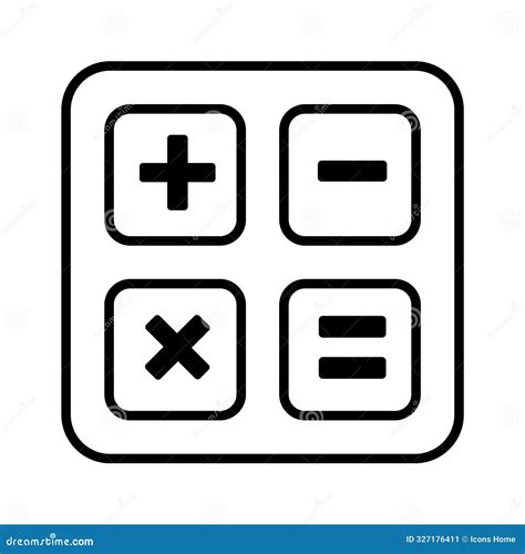 A Well Designed Calculator Icon Digital Computation And Arithmetic