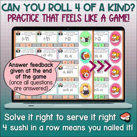 Converting Polar And Rectangular Coordinates Digital Activity And Worksheet