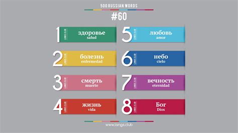 60 Aprender Ruso 500 Palabras Básicas Del Idioma Ruso Youtube