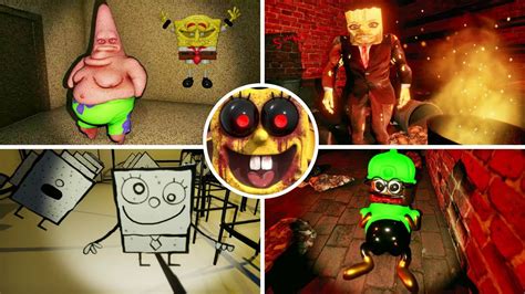 Spongebobs Evil Clone 2 All Jumpscares Youtube