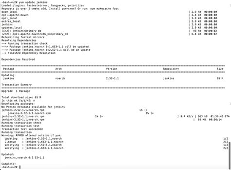 jenkins upgrade manual with screenshots