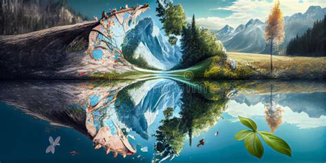 Reflection And Concern For The Environment Beauty And Fragility Of Nature And The Impact That