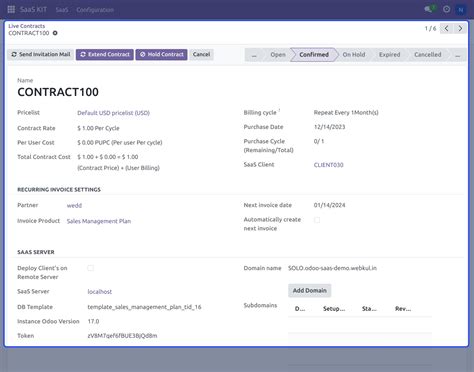 Odoo SaaS Kit Start Your Odoo SaaS Service WebKul