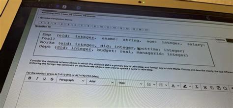 solved emp oid integer enamet string age integer salary