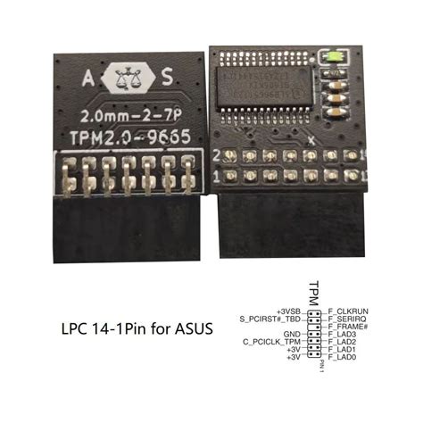 Tpm 20 Encryption Processor Lpc Interface Encrypted Protection Module