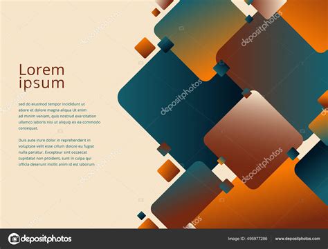 Abstract Squares Rounded Layered Pattern White Background Vector