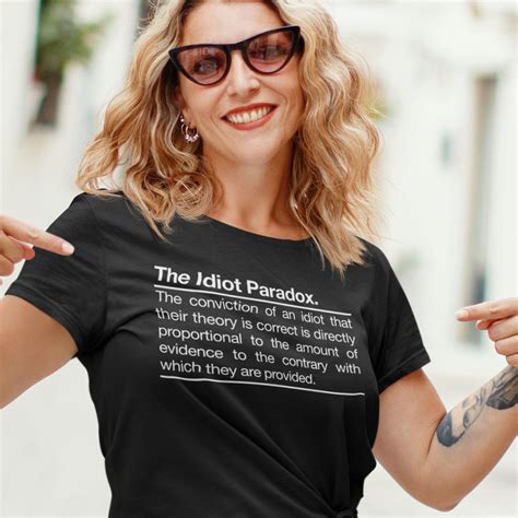 The Idiot Paradox T Shirt Redmolotov