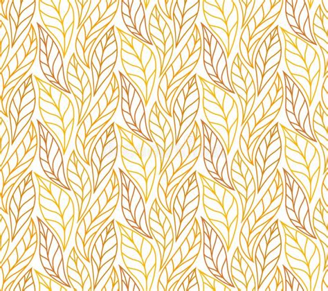 Geometric Leaves Vector Seamless Pattern Abstract Vector Texture Leaf Background Stock Vector