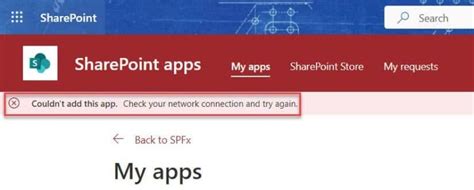 spfx app store error guide to fix couldn t add app issue 2025