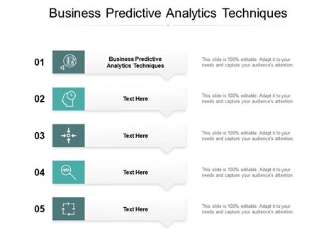 Business Predictive Analytics Techniques Ppt Powerpoint Presentation